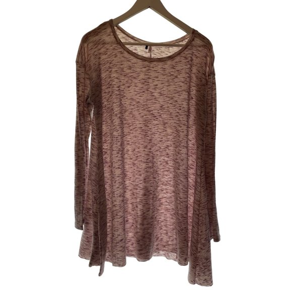 Poof! | Tops | Poof Size Medium Womens Purple White Tunic Top B55 ...